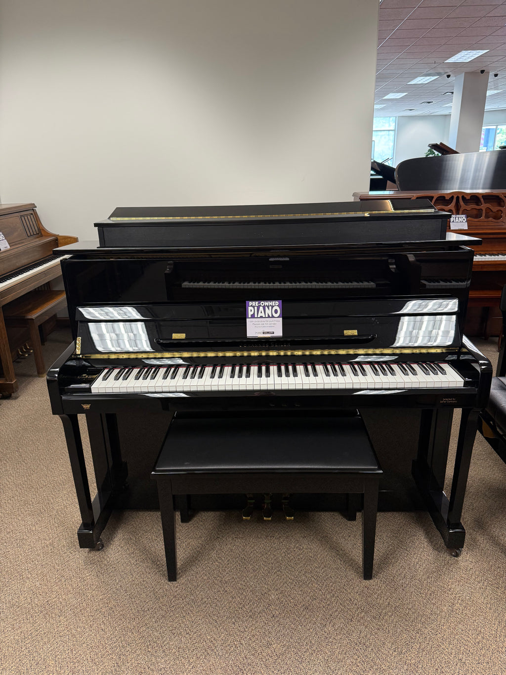 Beautiful Pre-Owned Johannes Seiler Upright Piano - Orem – Piano ...